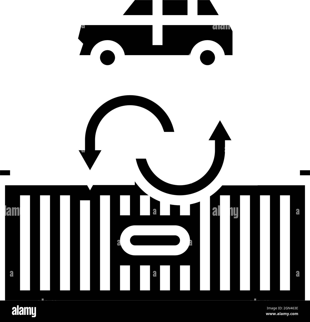 import car glyph icon vector illustration Stock Vector Image & Art - Alamy