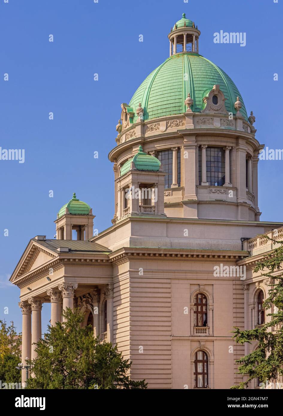 Serbian Parliament Building Values Of The Belgrade Regime