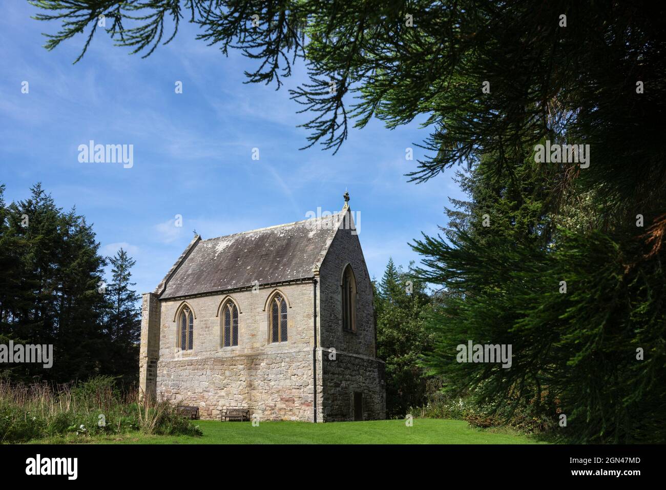 Biddlestone chapel hi-res stock photography and images - Alamy