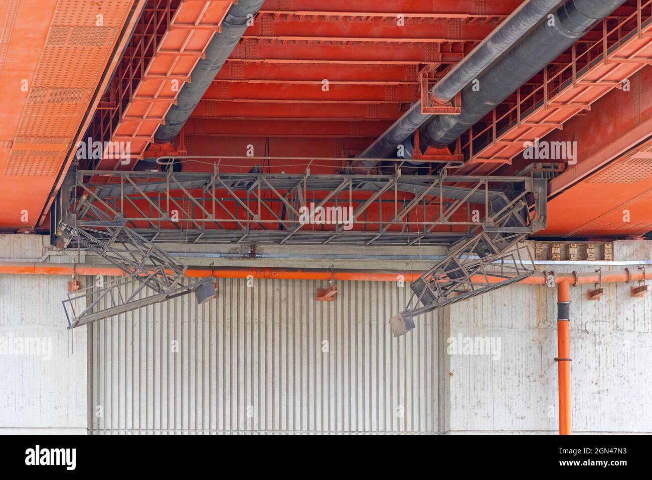 Under Suspension Bridge Access Inspection Platform Structure Equipment ...