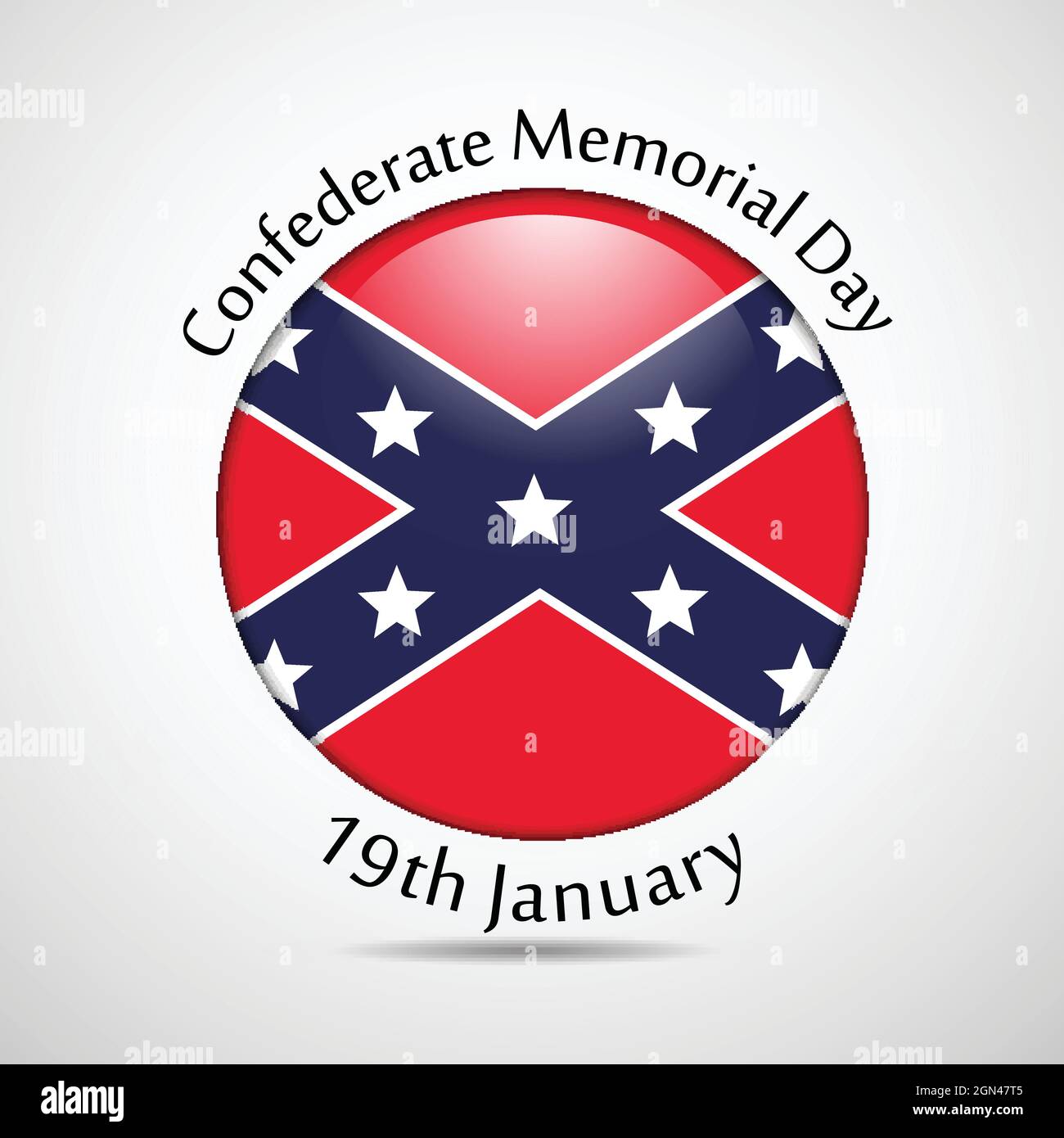 Confederate Memorial Day Stock Vector Image & Art - Alamy