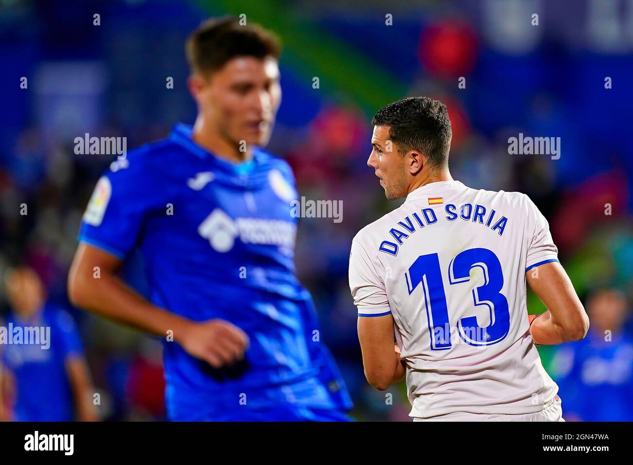 David Soria of Getafe CF during the La Liga match between Getafe CF and ...
