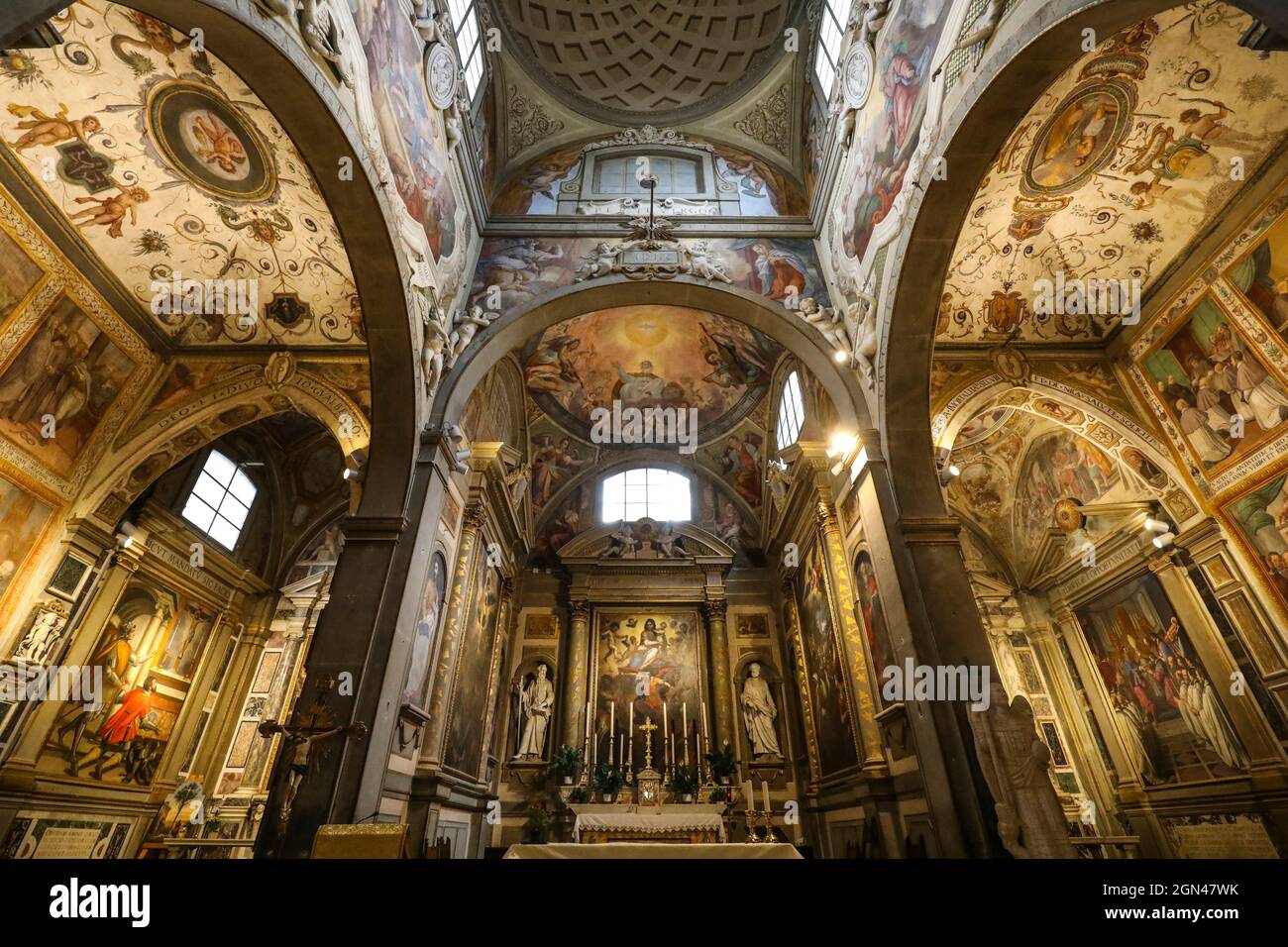 Badia san michele hi-res stock photography and images - Alamy