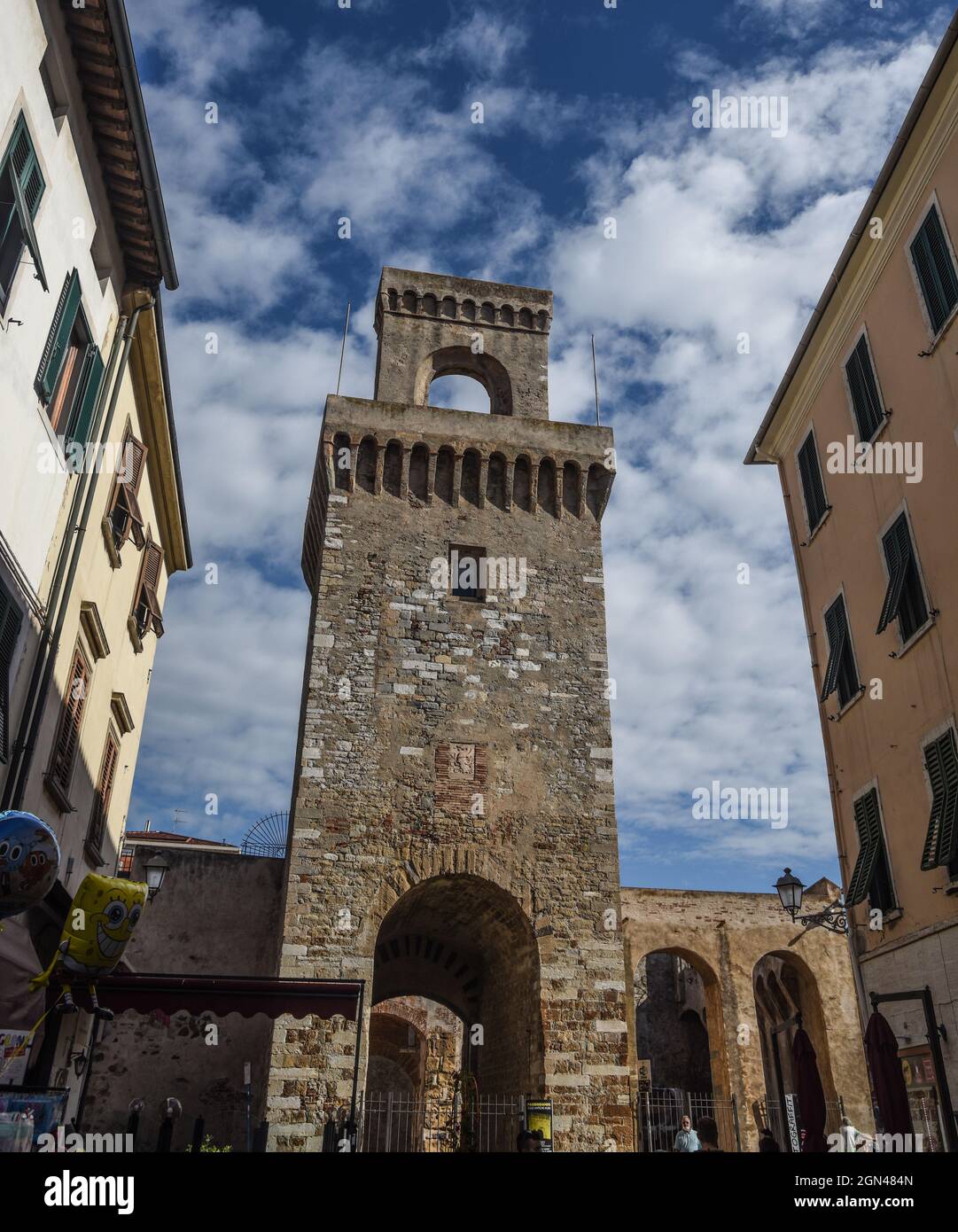 Piombino: il Torrione Stock Photo - Alamy