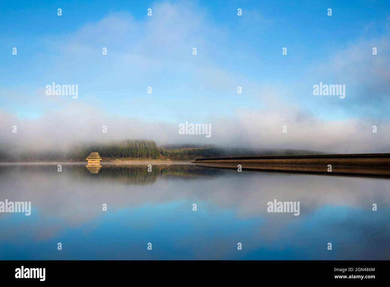 Kielder Dam, Kielder Water & Forest Park, Northumberland, UK Stock ...