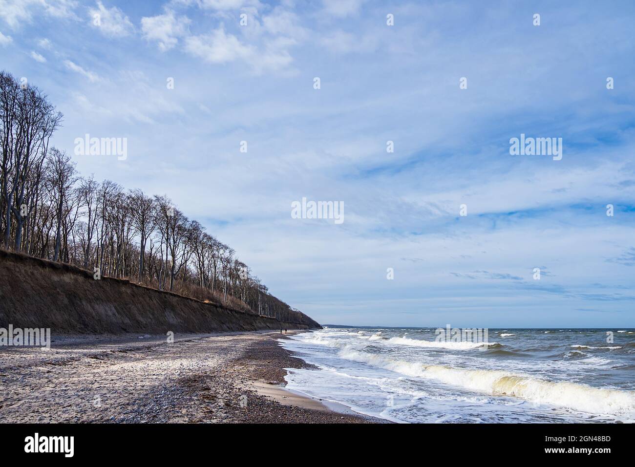Beach on the Baltic Sea coast in Nienhagen, Germany Stock Photo - Alamy