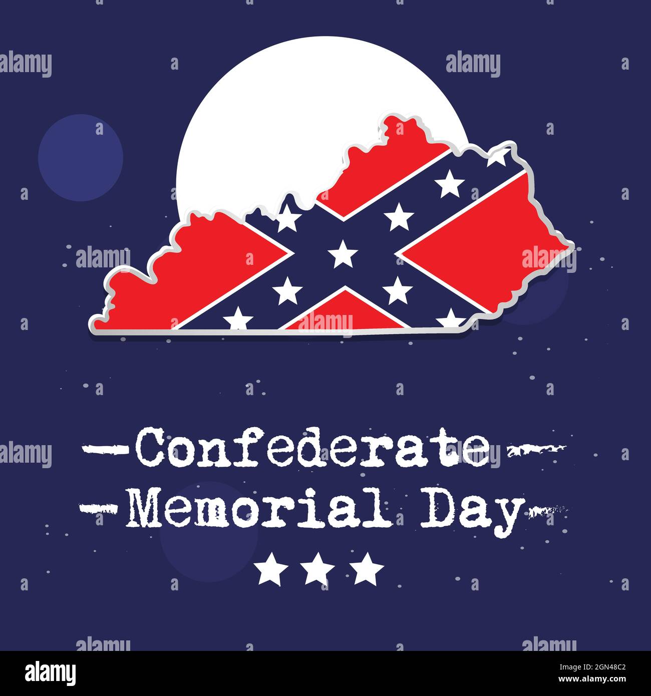 Confederate Memorial Day Stock Vector Image & Art - Alamy