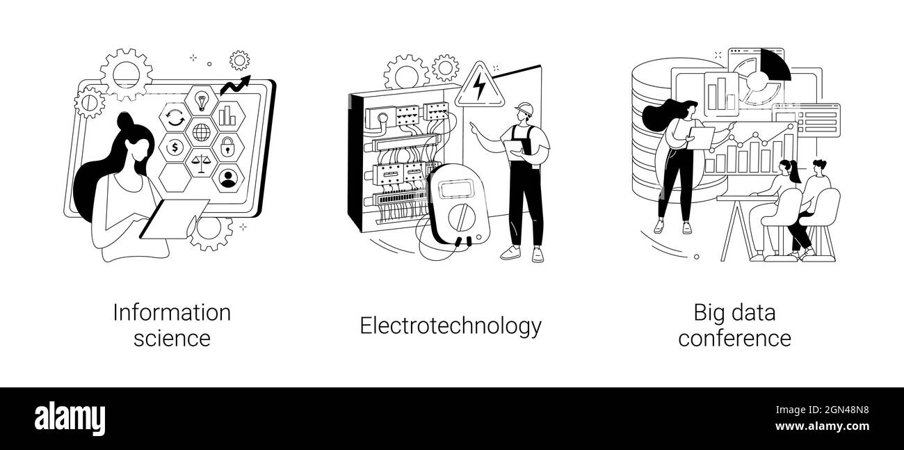 Scientific infographic icon Black and White Stock Photos & Images - Alamy