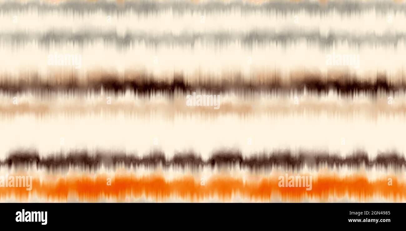 Seamless funky striped tie dye motif print border for surface design ...