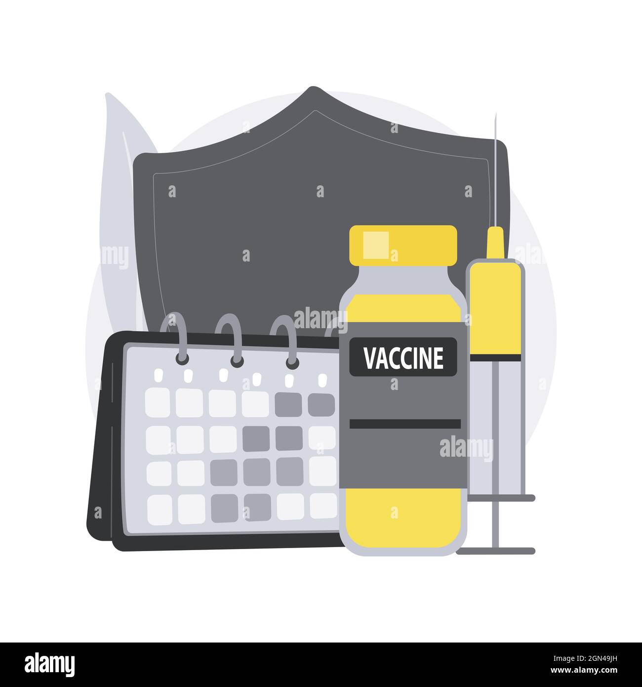 Vaccination program abstract concept vector illustration Stock Vector ...