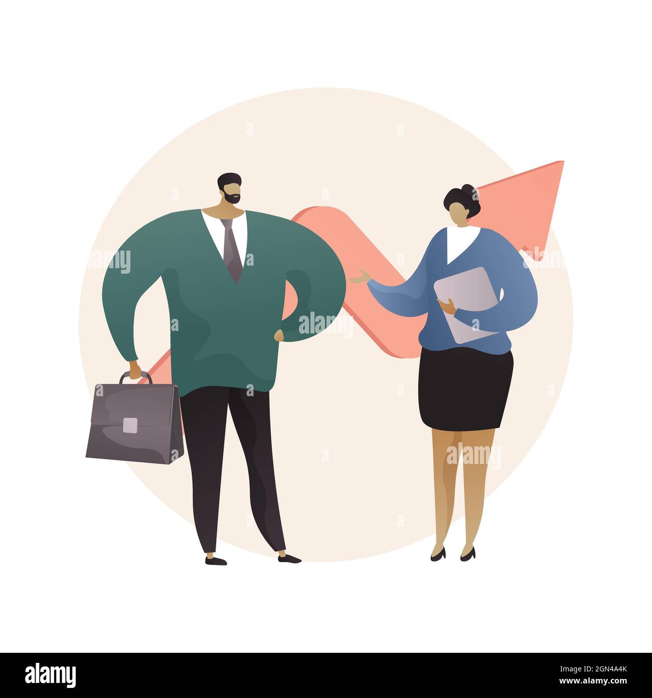 Generation X abstract concept vector illustration Stock Vector Image ...