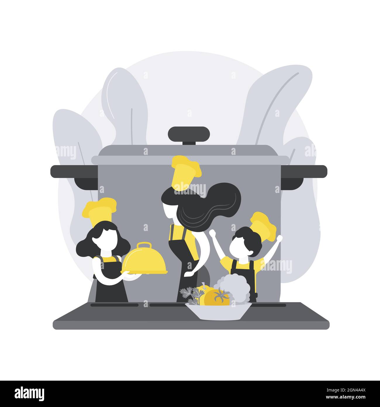 Home cooking abstract concept vector illustration Stock Vector Image ...