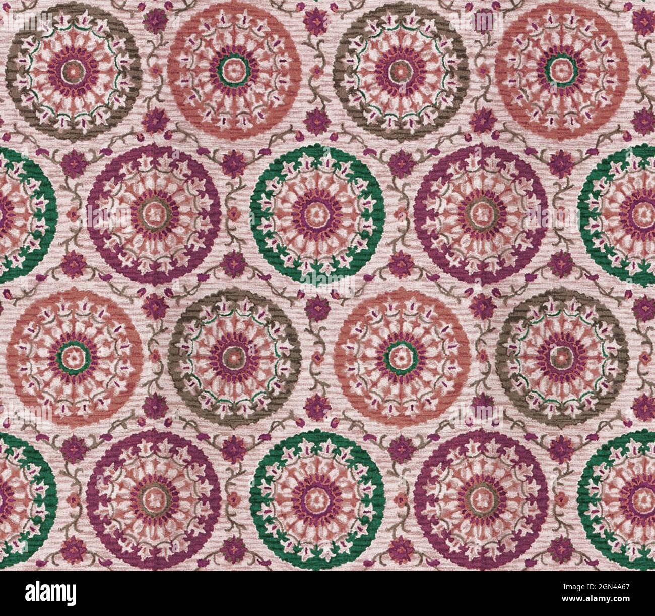 2D illustration of a colorful seamless pattern wallpaper Stock Photo ...