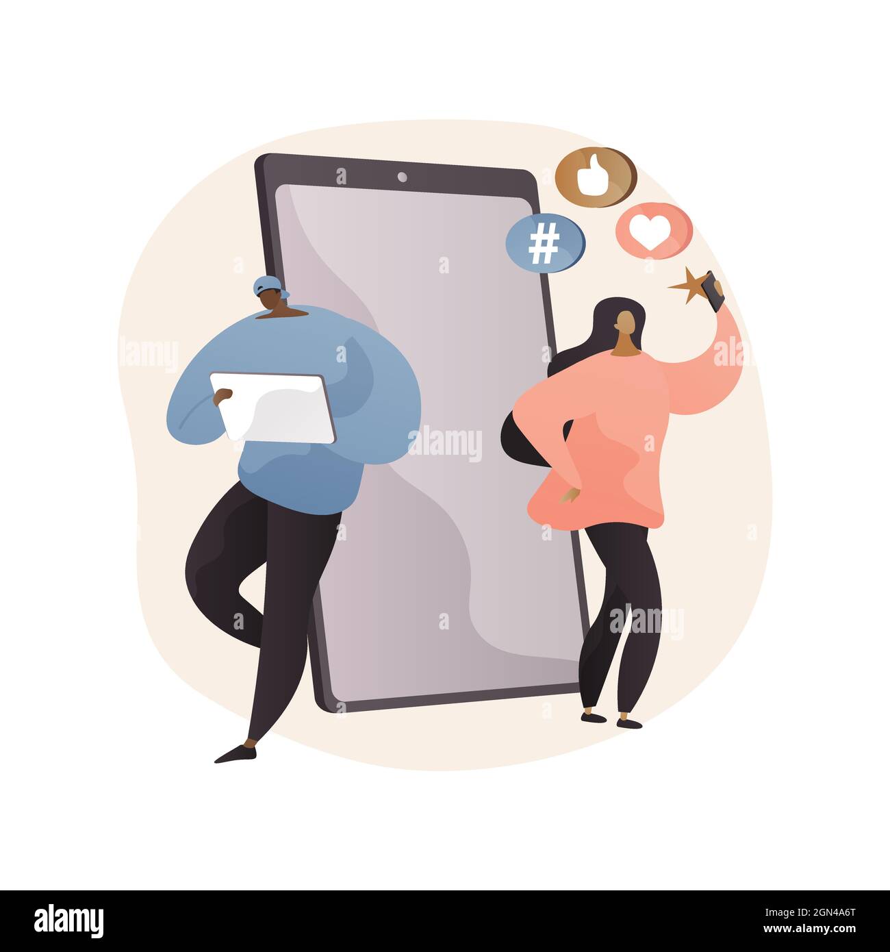 Generation z illustration Stock Vector Images - Alamy