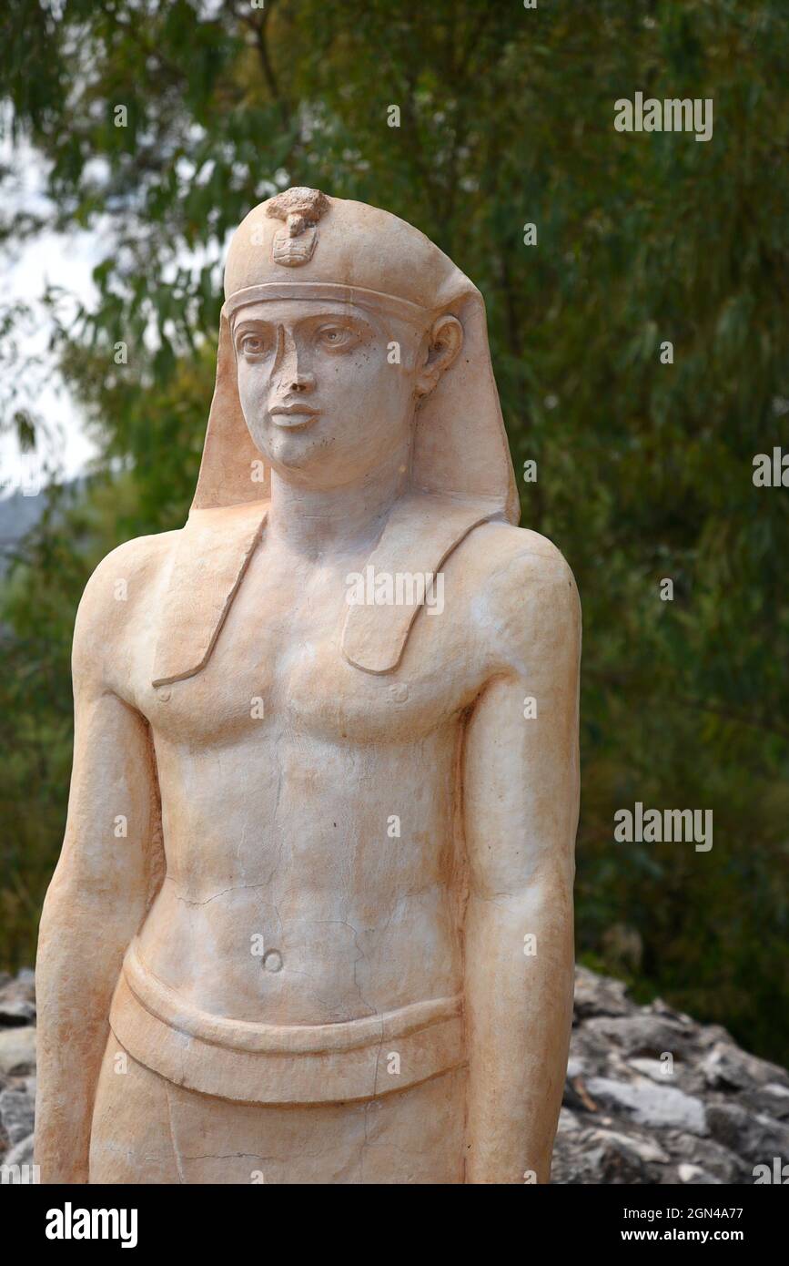 Pharaonic statue on the grounds of Brexiza a 160 AD significant ...