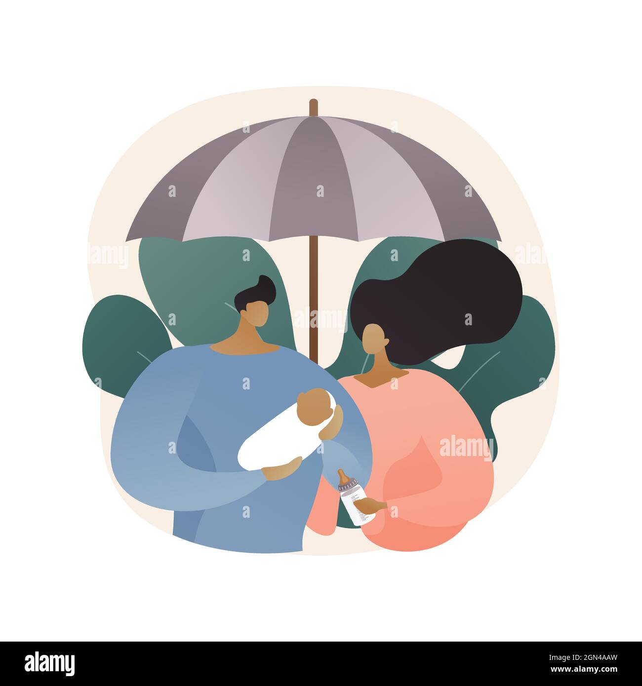 Child protection abstract concept vector illustration Stock Vector ...