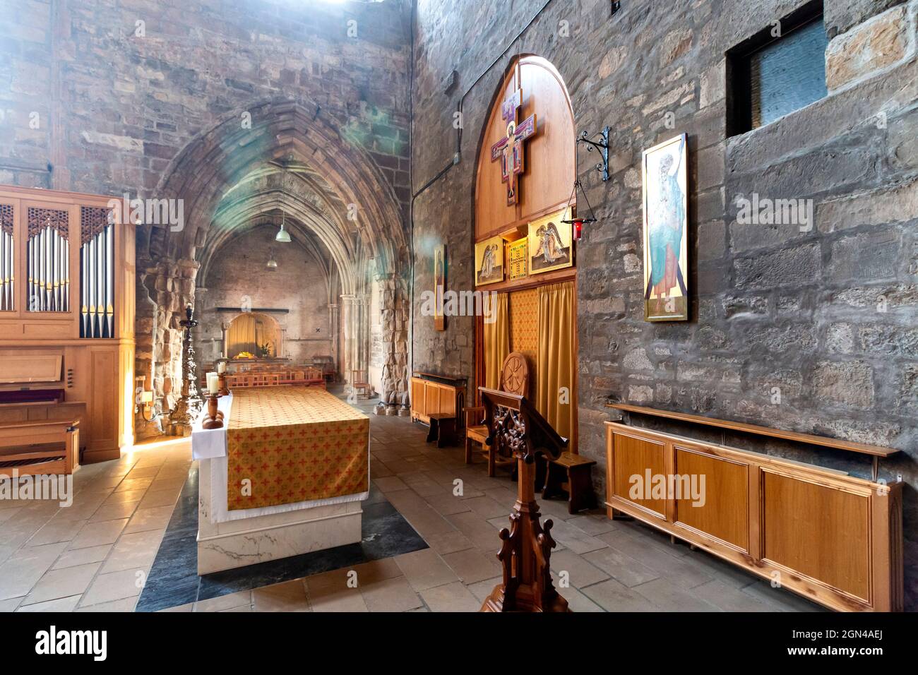 Monastry interior hi-res stock photography and images - Alamy