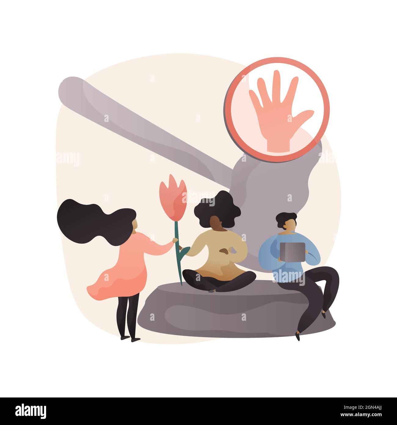 Youth rights abstract concept vector illustration Stock Vector Image ...