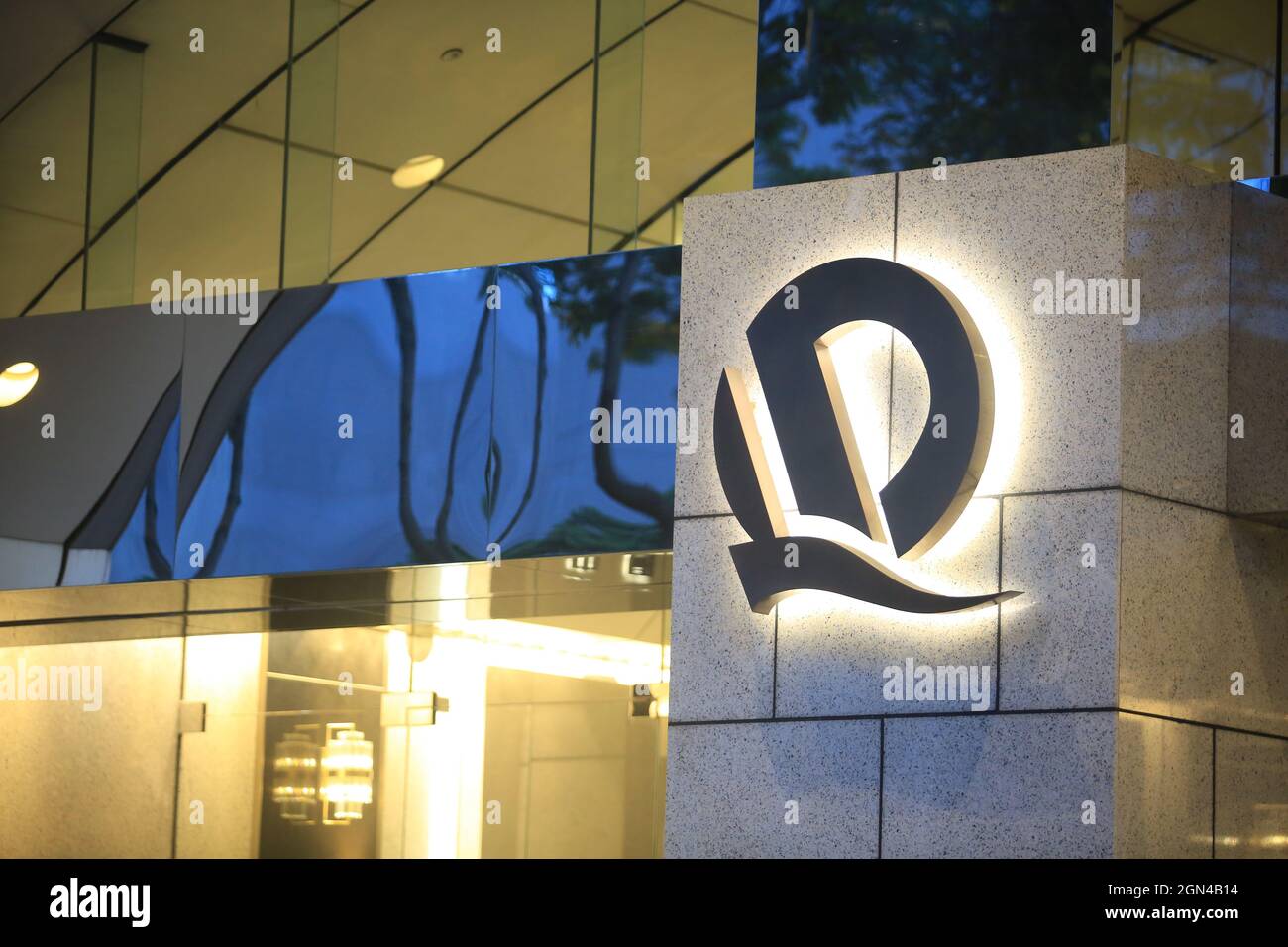 Hong Kong - September 22 2021: the China Evergrande Center as ...