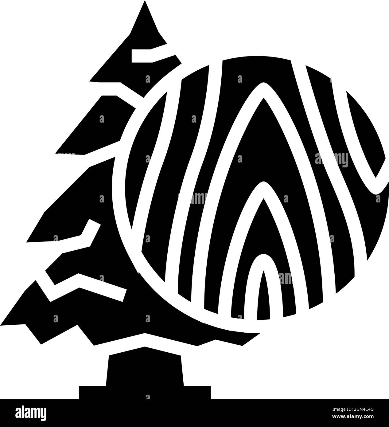 Ebony tree illustration Black and White Stock Photos & Images - Alamy