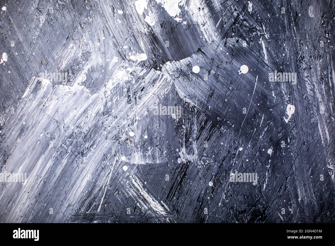 Grunge Black Painted Wood Background with rude strokes Old scratched ...