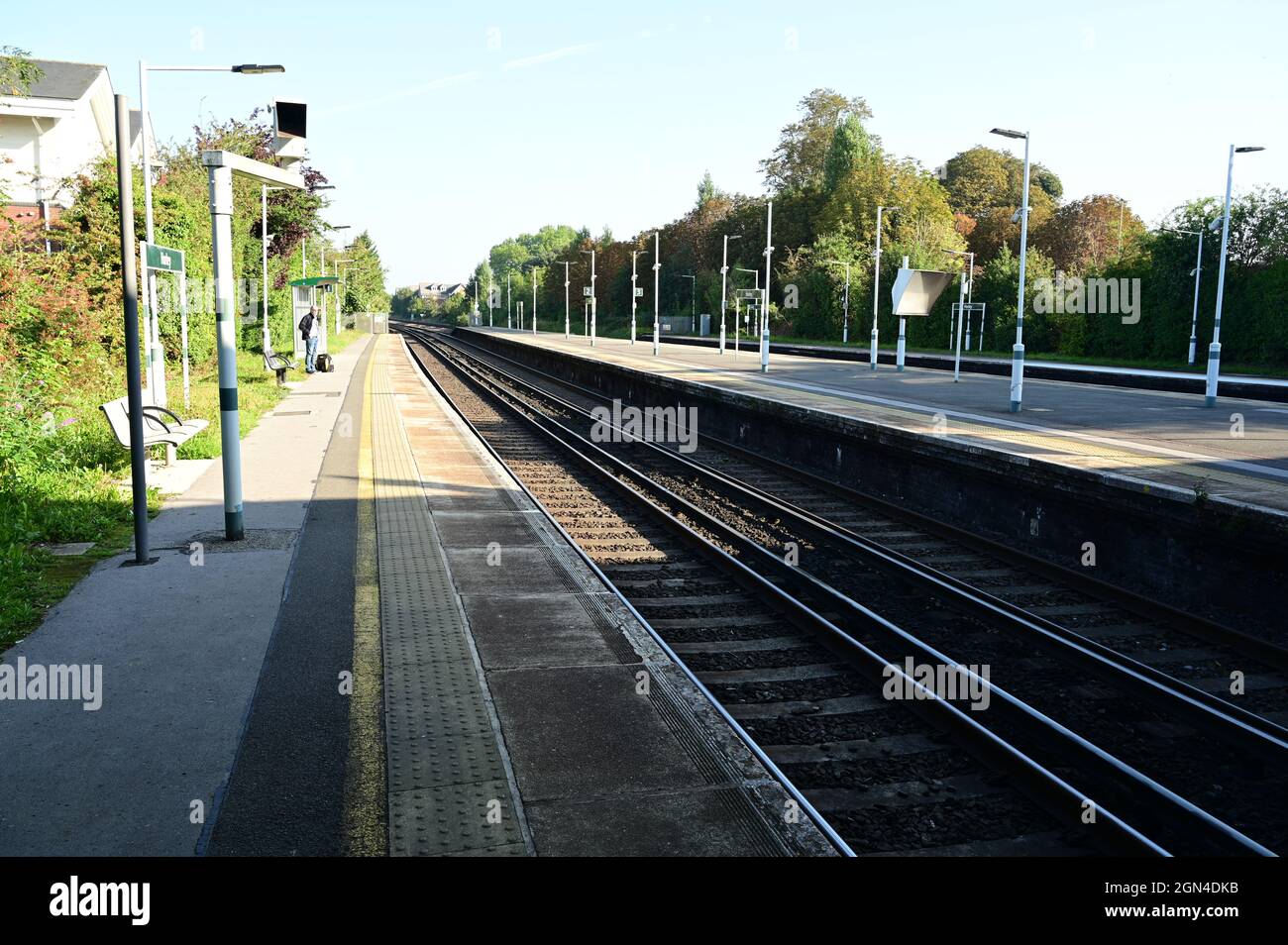 Horley railway station Stock Photo - Alamy