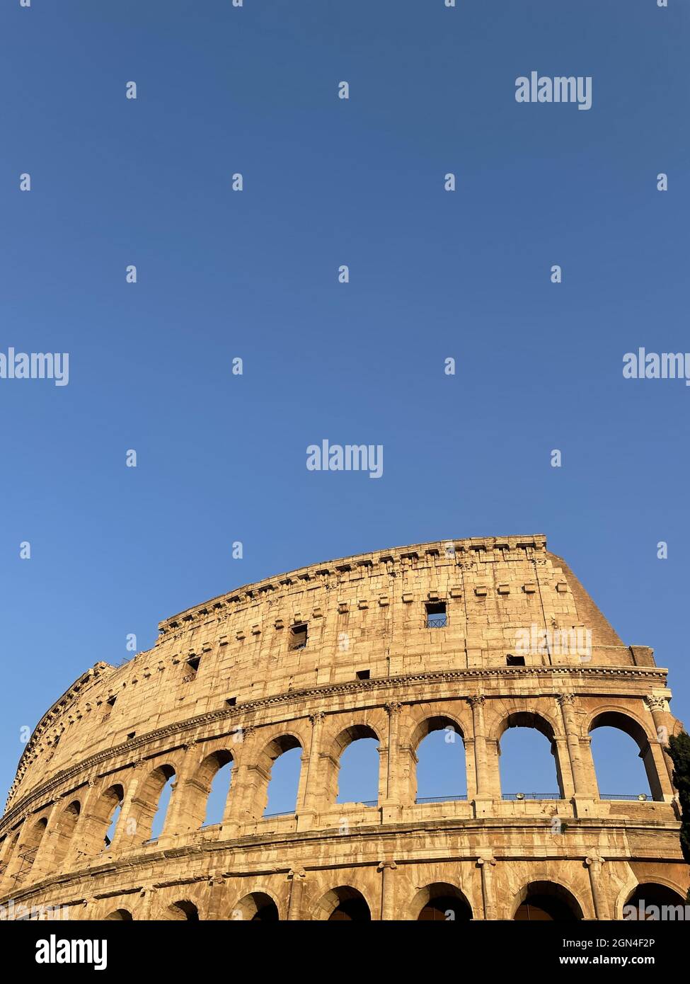 Famous historic Colosseum building in Rome, Italy Stock Photo - Alamy