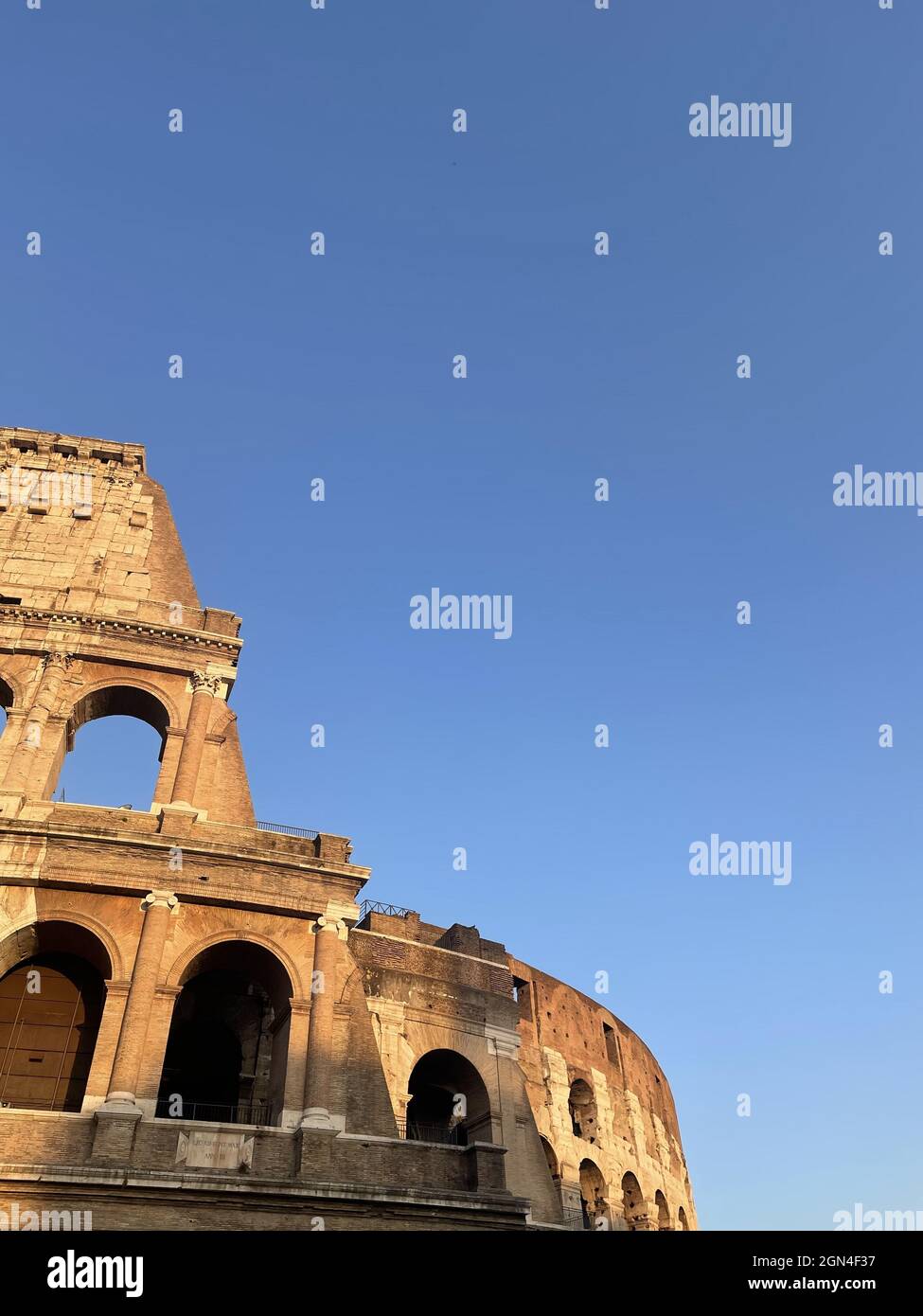 Famous historic Colosseum building in Rome, Italy Stock Photo - Alamy
