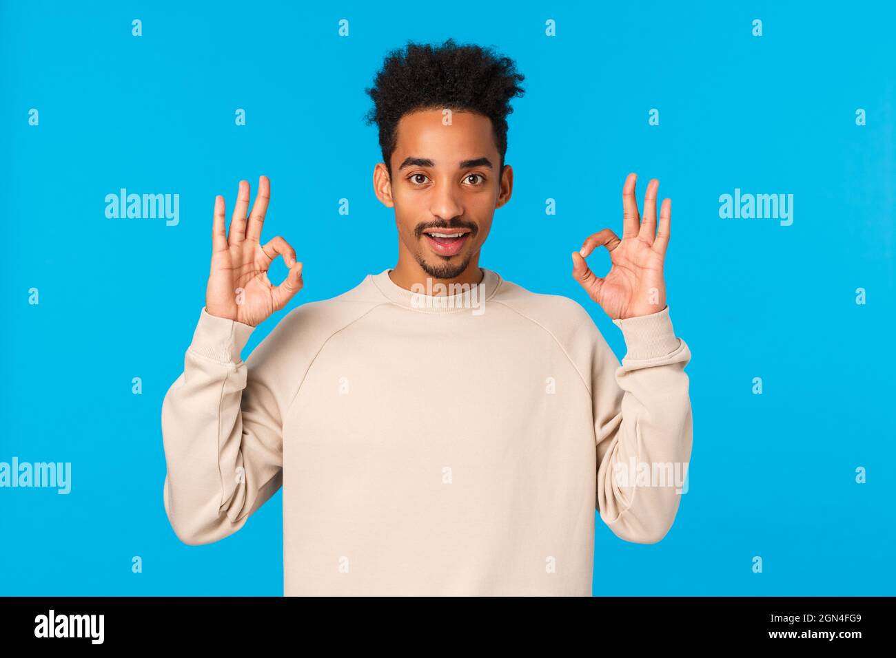 Alright, sounds good. Intrigued african-american male agrees ...