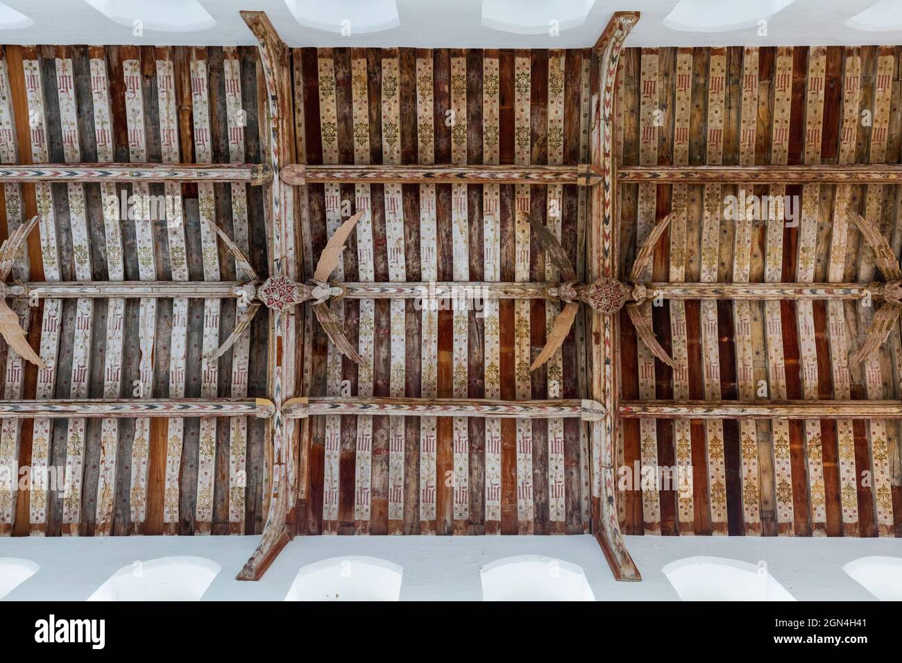 Wooden church roof angels hi-res stock photography and images - Alamy