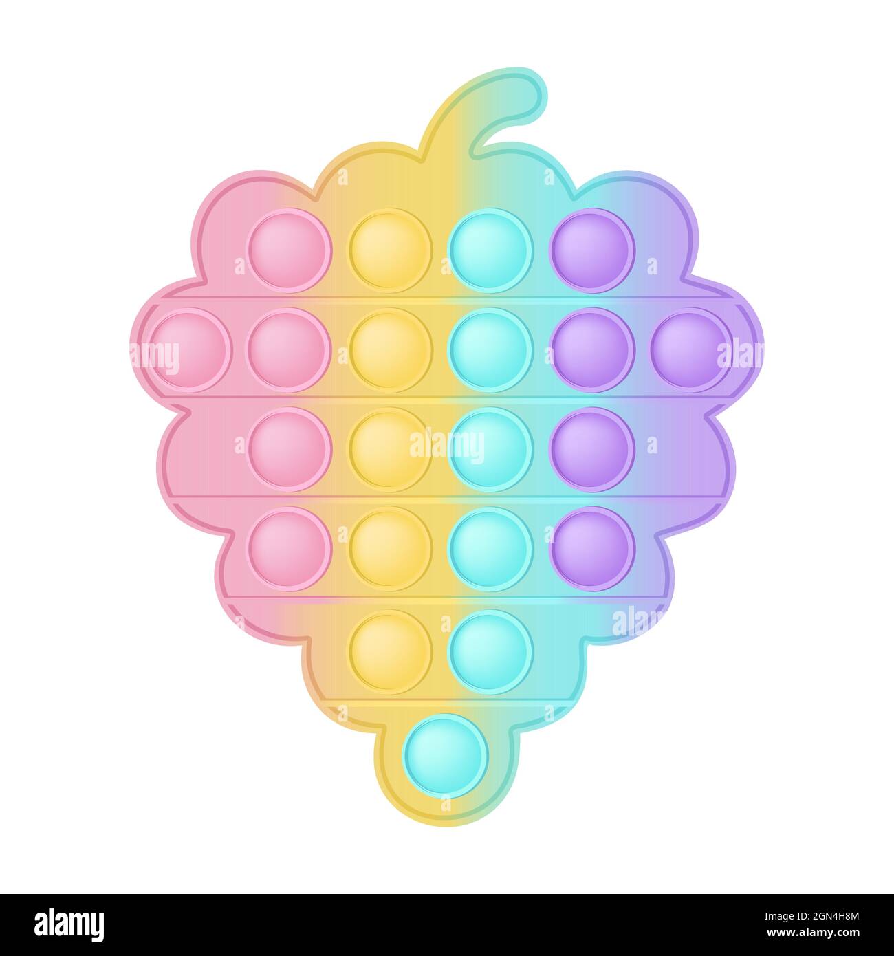 Pop it a fashionable silicon toy for fidgets. Addictive anti-stress ...