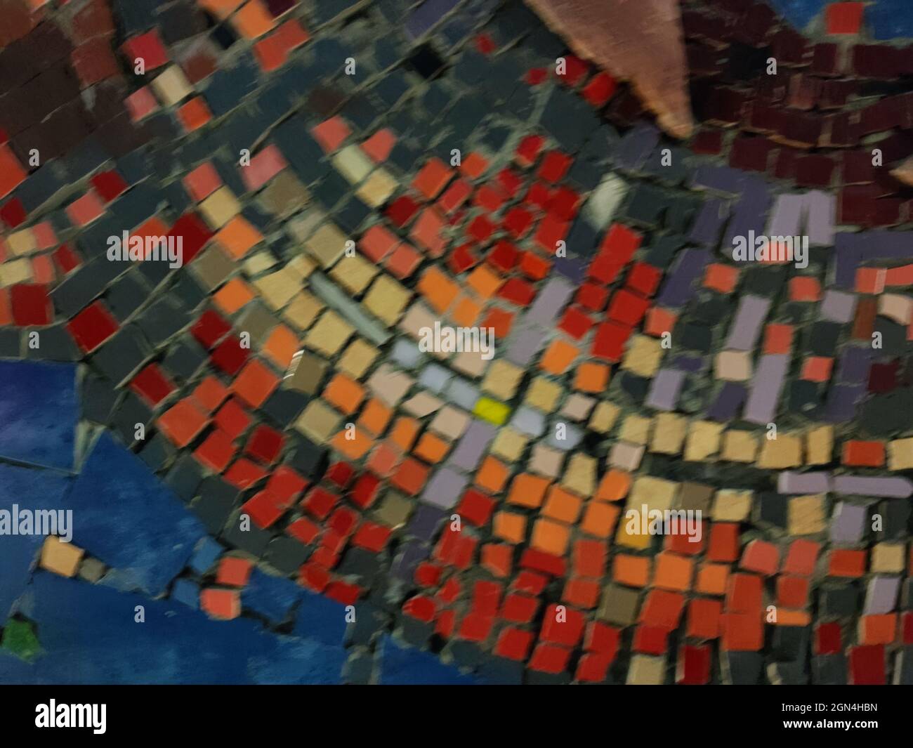 ceramic tile wall detail mosaic Stock Photo - Alamy