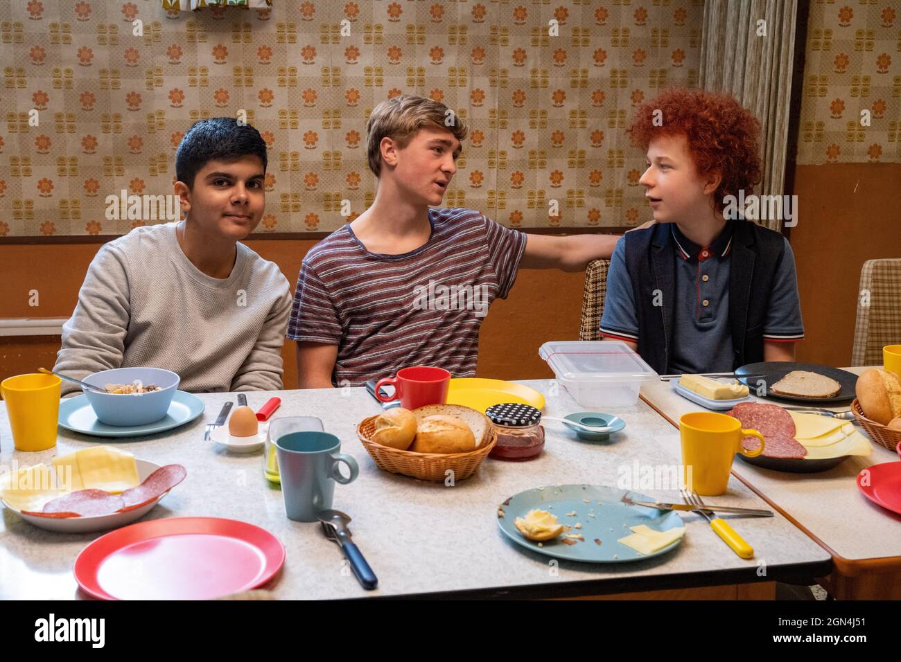 22 September 2021, Mecklenburg-Western Pomerania, Ückeritz: Actors (l-r ...