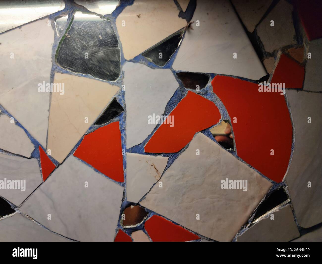 ceramic tile wall detail mosaic Stock Photo - Alamy