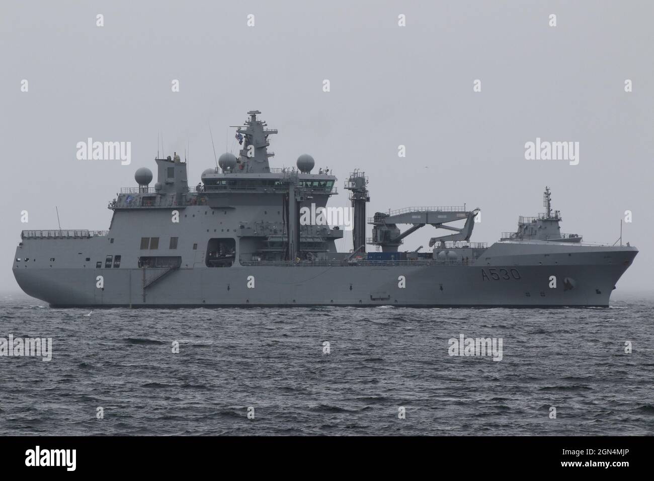 KNM Maud (A536), a replenishment oiler operated by the Royal Norwegian ...