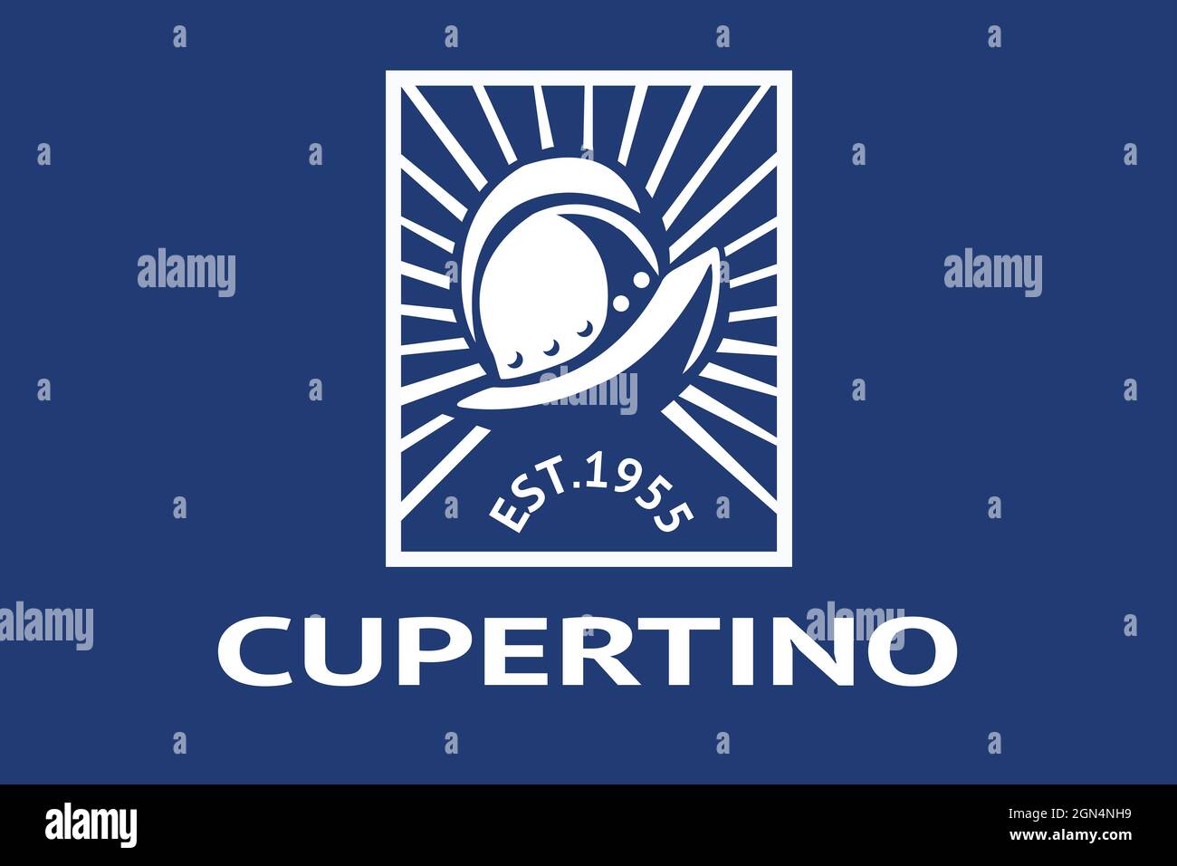 Cupertino flag hi-res stock photography and images - Alamy
