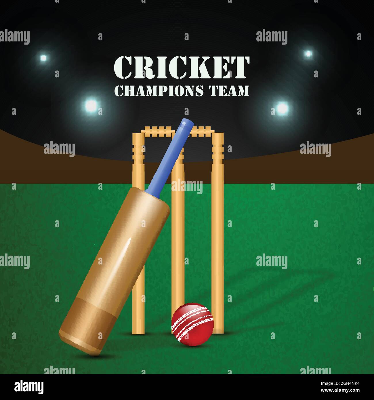 Cricket Sport Background Stock Vector Image & Art - Alamy