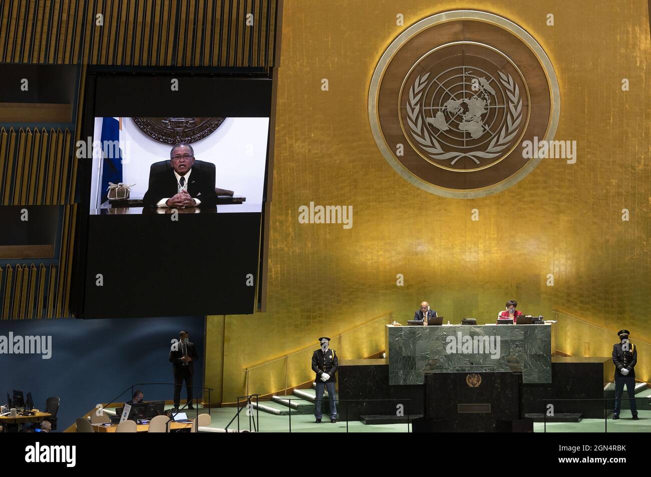 New York, United States. 22nd Sep, 2021. The Marshall Islands ...