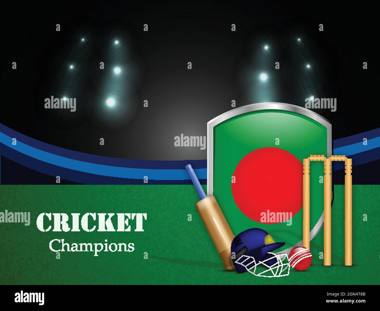 Cricket Sport Background Stock Vector Image & Art - Alamy