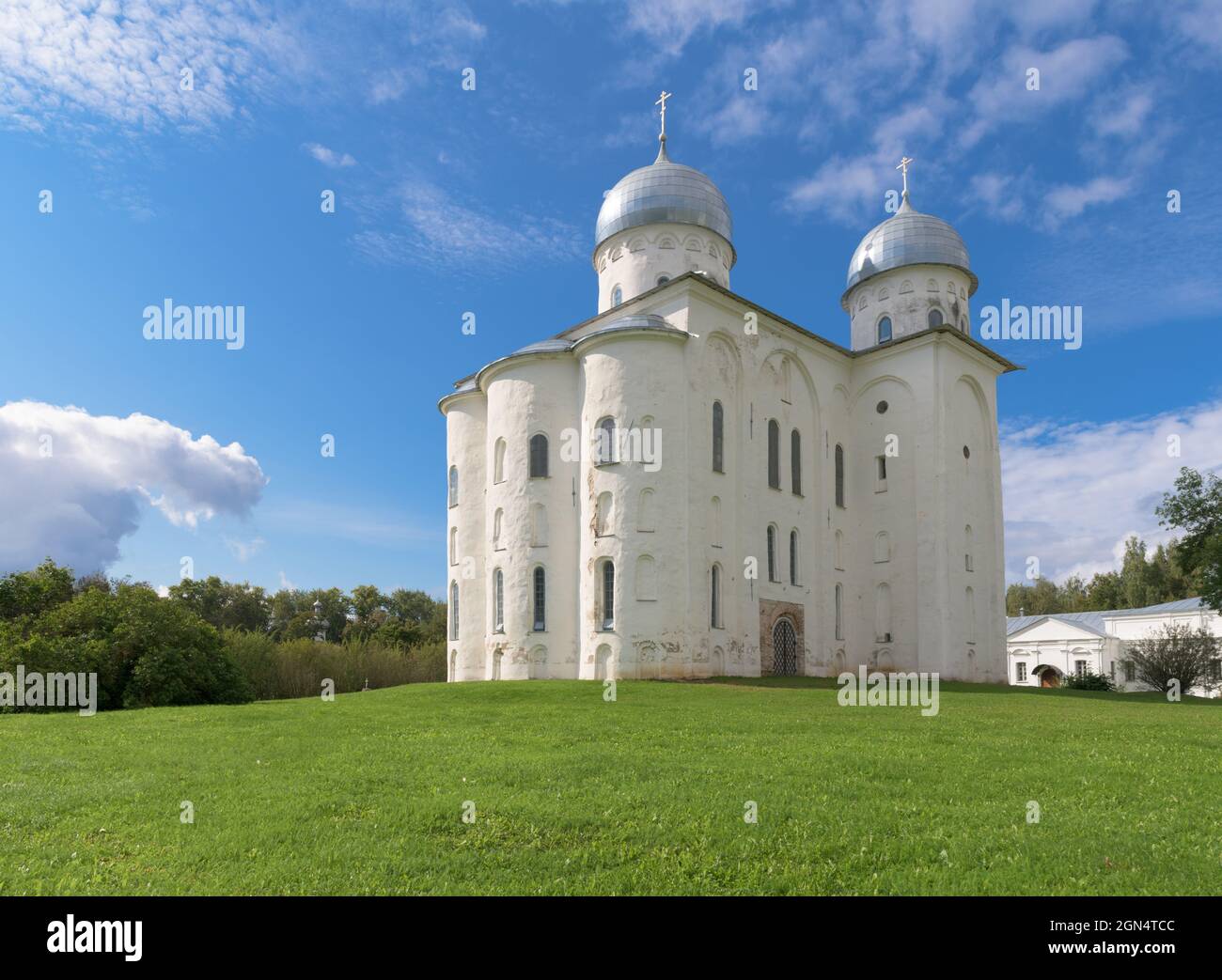 The St George Cathedral in the St George (Yuriev) Monastery. Veliky ...