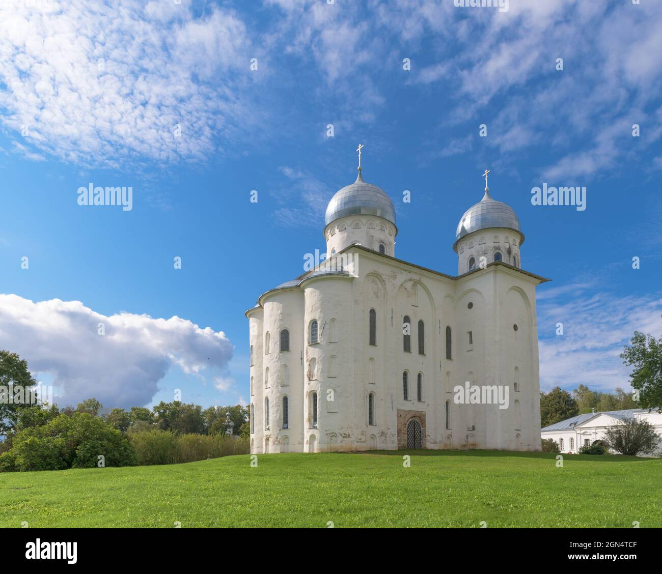 The St George Cathedral in the St George (Yuriev) Monastery. Veliky ...