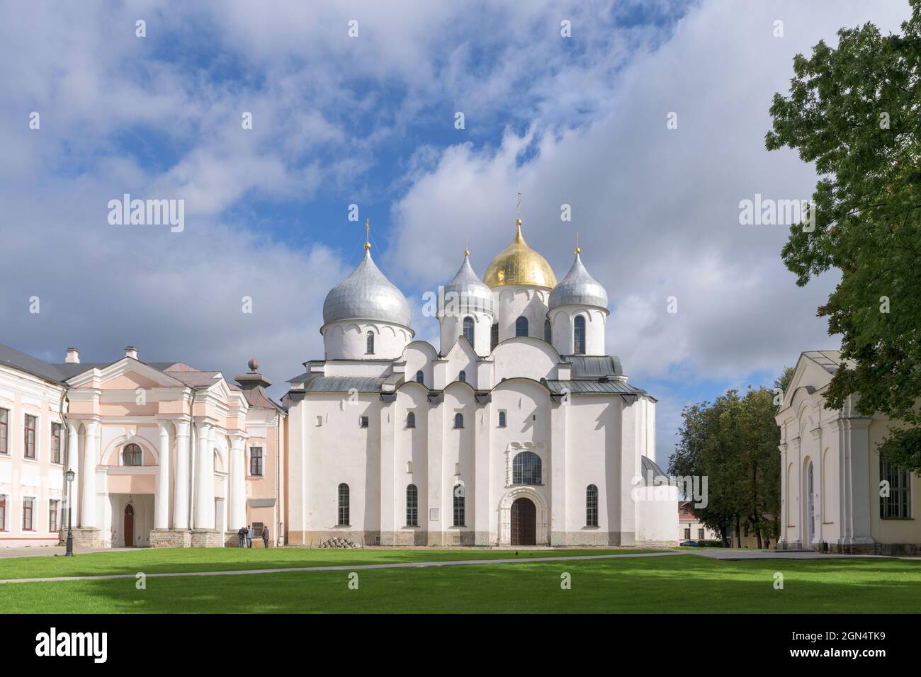 St. Sophia Cathedral in the Novgorod Kremlin. Veliky Novgorod, Russia ...
