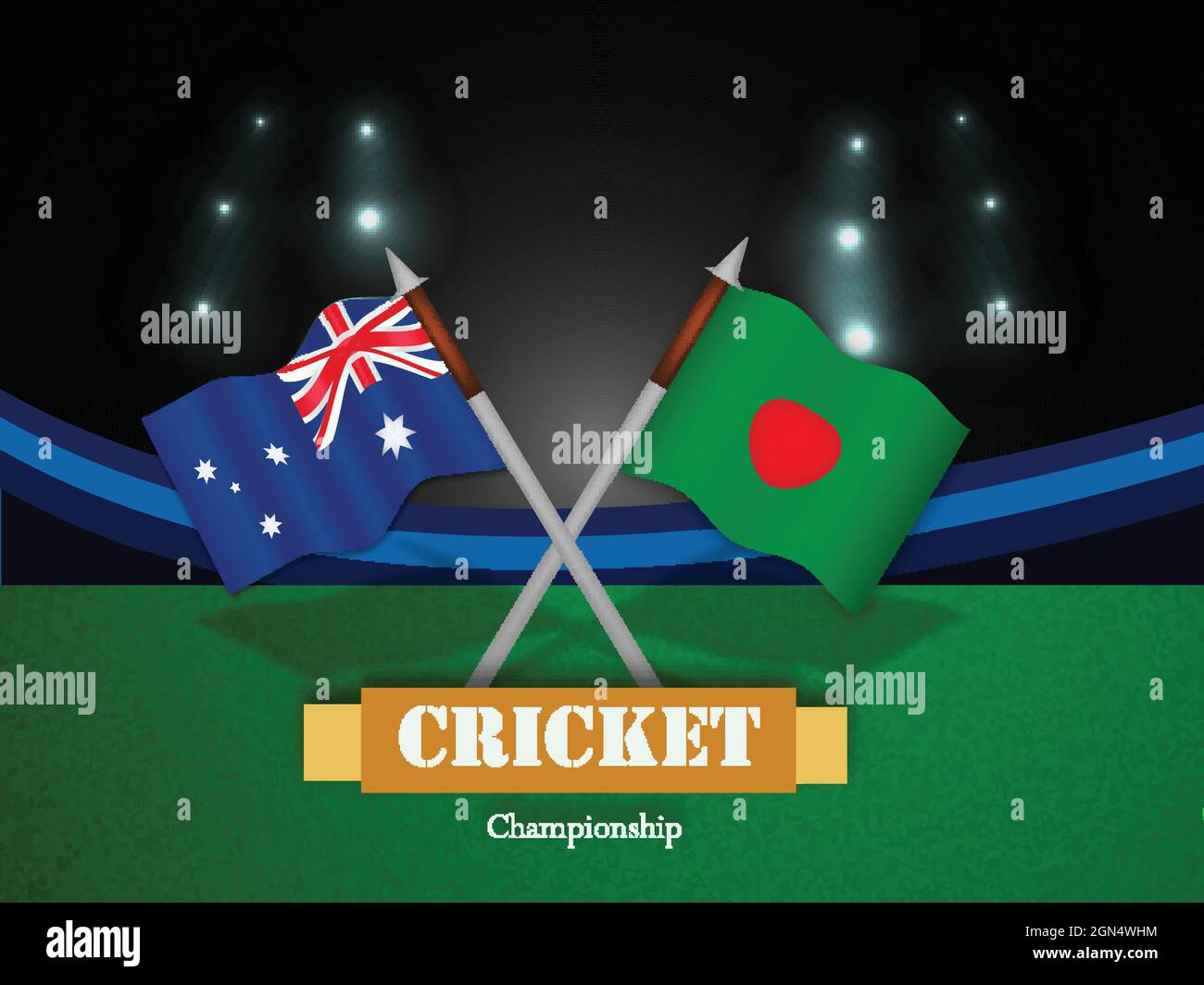 Cricket Sport Background Stock Vector Image & Art - Alamy