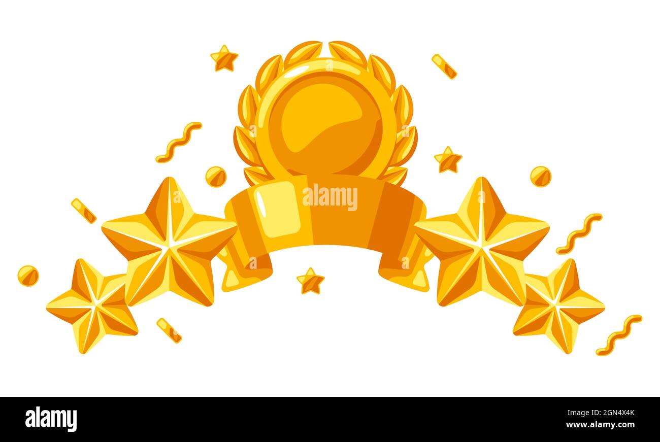 Awards and trophy background. Reward items sports or corporate ...