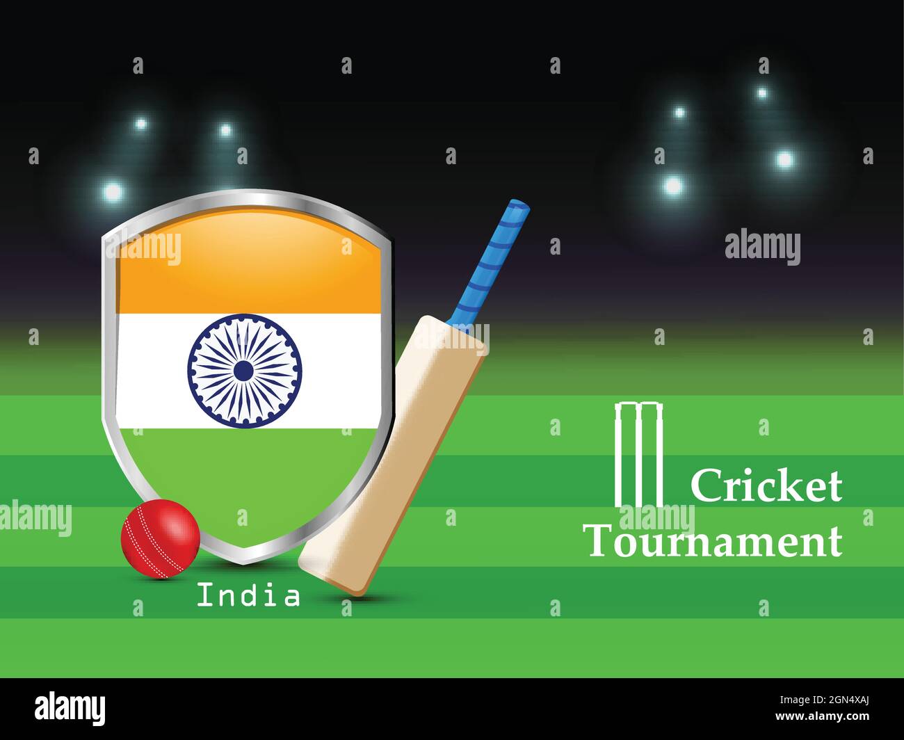 Cricket Sport Background Stock Vector Image & Art - Alamy