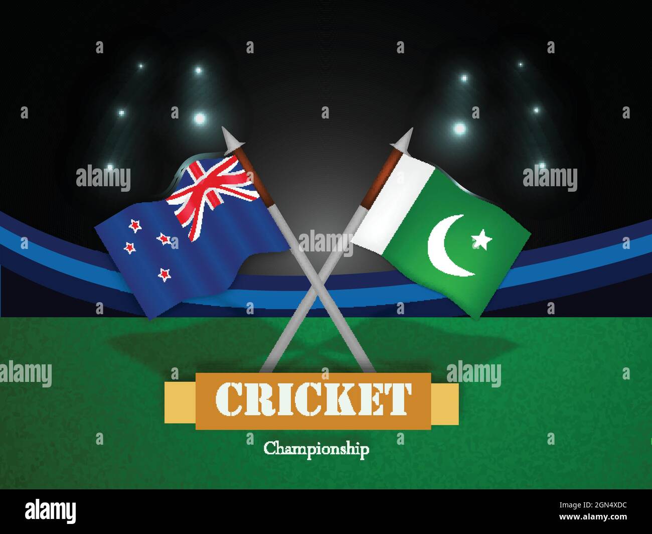 Cricket game sri lanka Stock Vector Images - Alamy