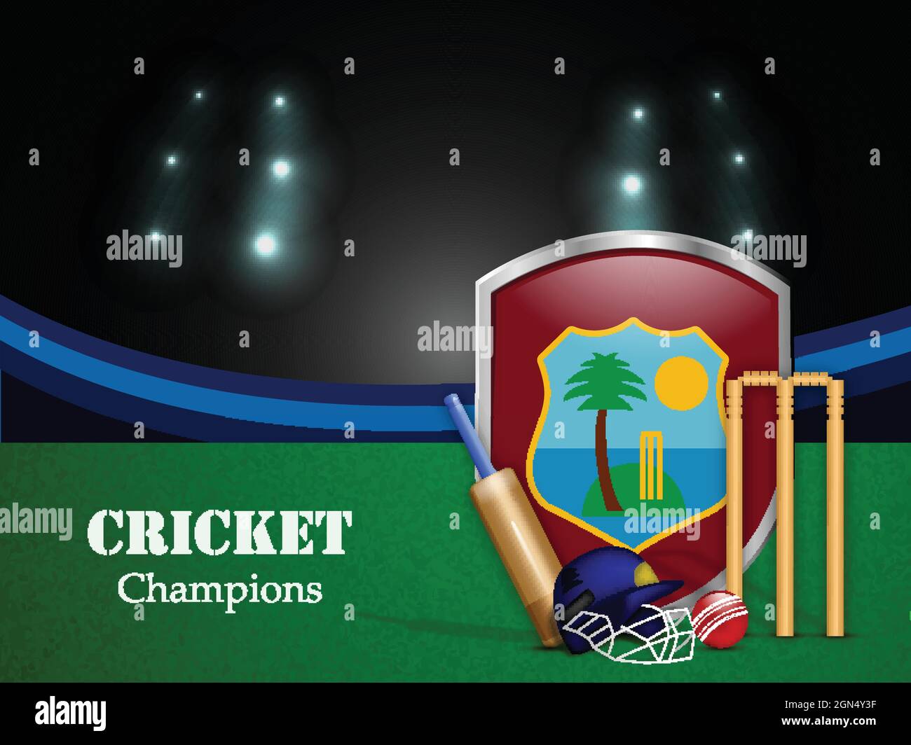 Cricket Sport Background Stock Vector Image & Art - Alamy