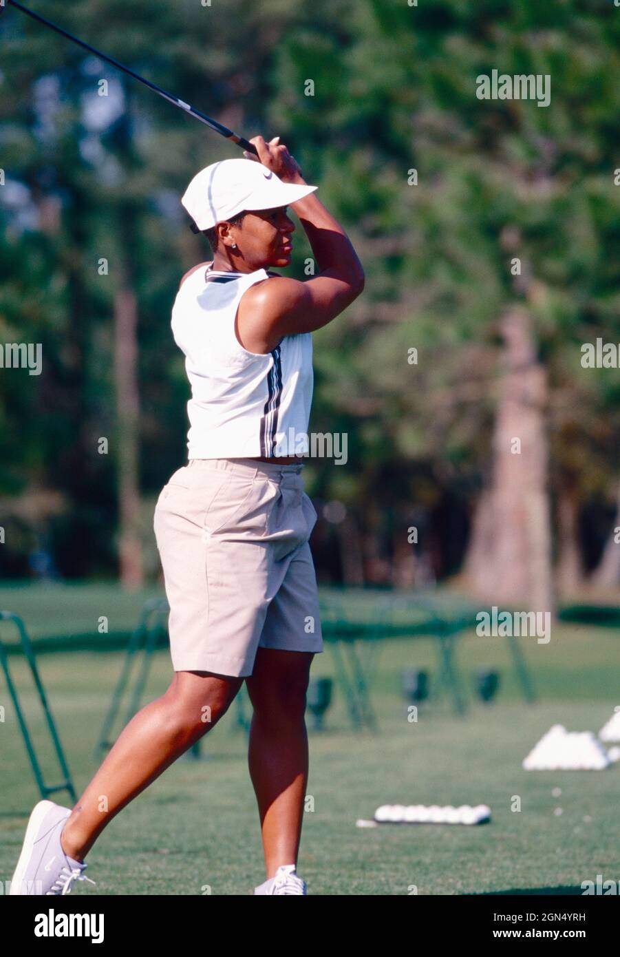 American tennis player Katrina Adams, Hilton Head 1998 Stock Photo - Alamy