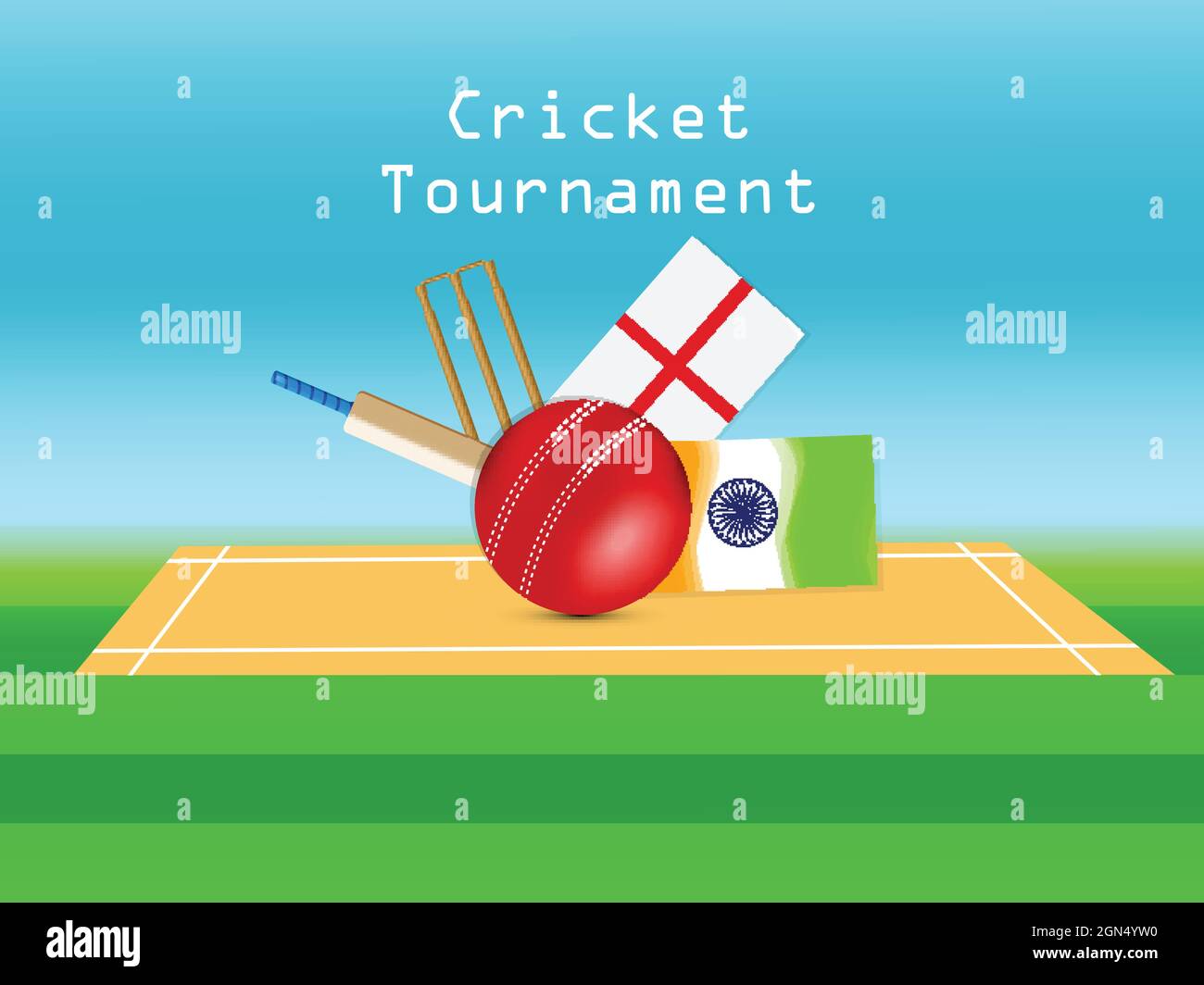 Cricket Sport Background Stock Vector Image & Art - Alamy