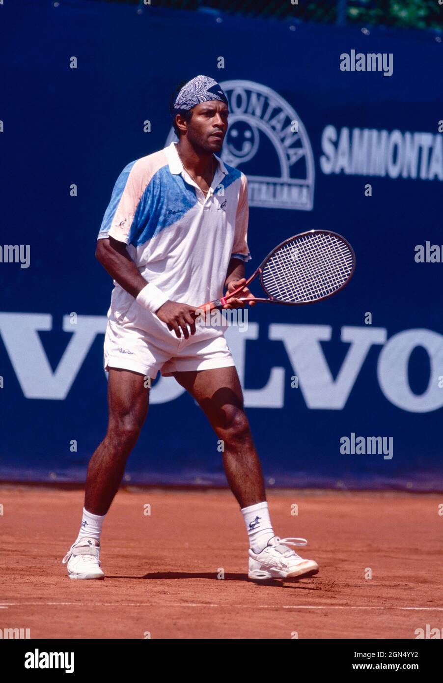 Haitian tennis player Ronald Agenor, 1990s Stock Photo - Alamy